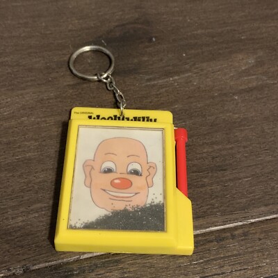 Wooly Willy Keychain w/ Retractable Magnetic Wand Key Ring Mini Toy ...