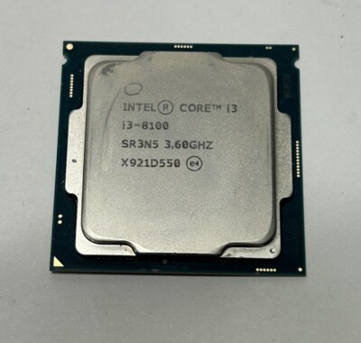 INTEL CORE I3-8100 PROCESSOR 3.60GHZ SR3N5 LGA1151 CPU - Tested | eBay
