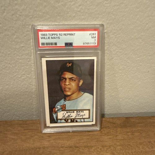 1983 Topps '52 Reprint #261 Willie Mays PSA 7 | eBay