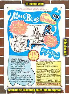 Metal Sign - 1970 Moon Blob- 10x14 inches | eBay