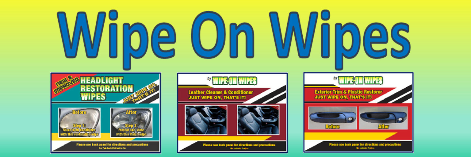 HEADLIGHT LENS CLEANER and RESTORATION WIPES Wipe Away Haze in Minutes ...