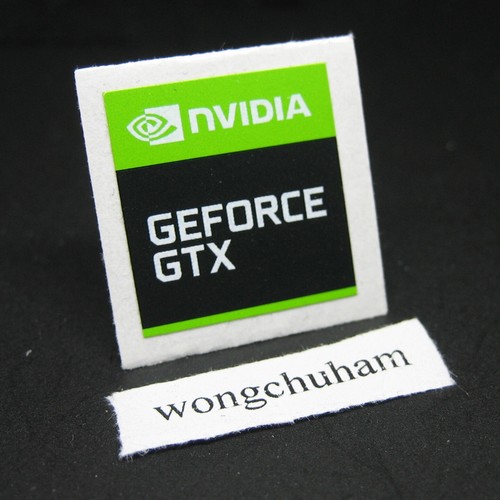 PC Notebook Sticker - Nvidia Geforce GTX Sticker 17mm x 18mm ...