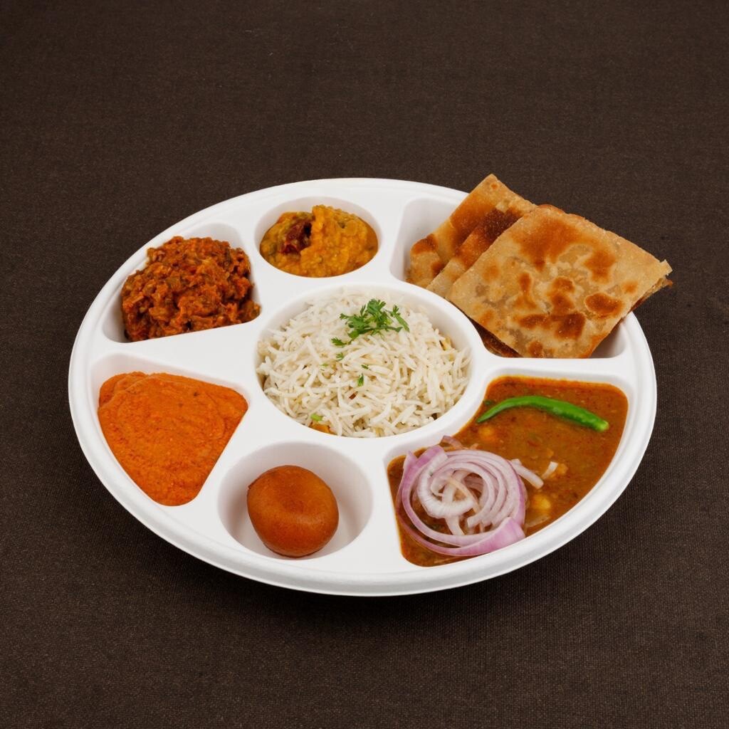 Indian Plastic Thali Plates