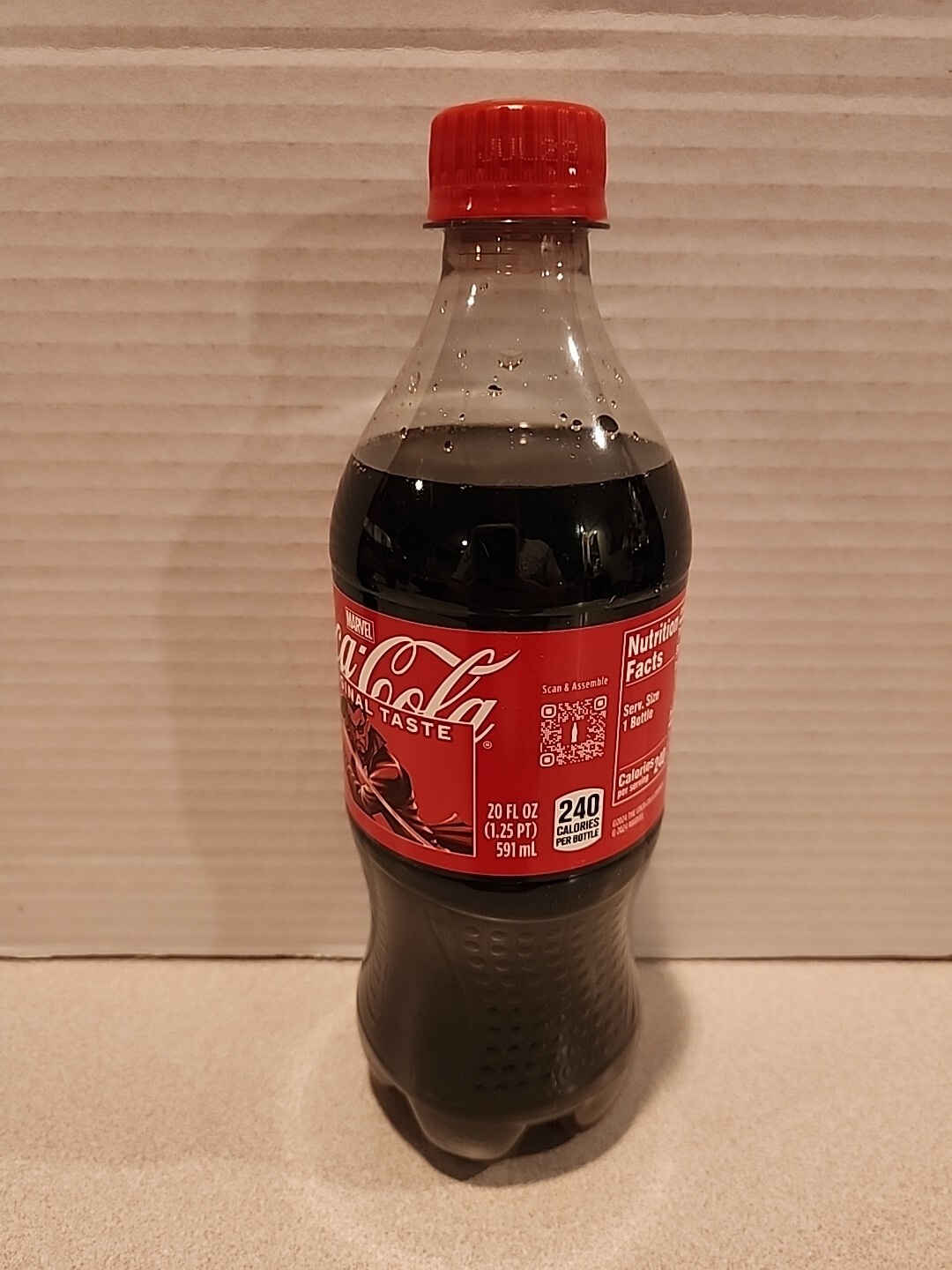 Coca-Cola BLADE Marvel 20 0z Bottle Sealed Cap Limited Edition Coke | eBay