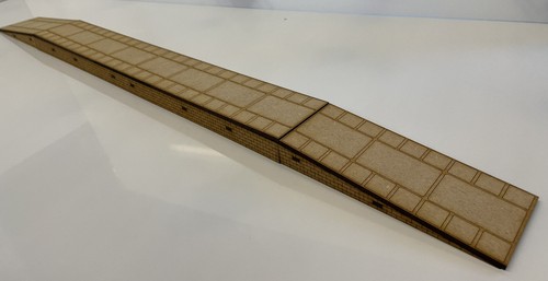 Platform Kit Inc Ramps. 690mm Laser Cut. Railway Scenery. Train OO/HO ...