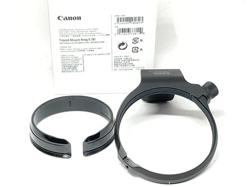 CANON Tripod Mount Ring &USM Adapter E (B) for RF 100mm F2.8L Macro IS ...