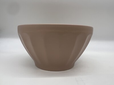 Anthropologie Matte Latte Serving Bowl Pink Set of 2 | eBay