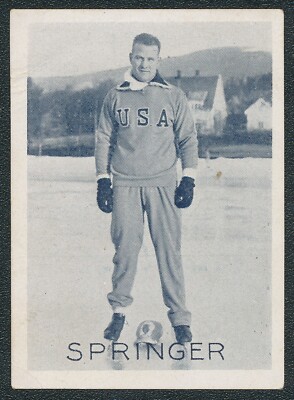 1928-35 TIEDEMANNS CARL SPRINGER SPEED SKATING TOBACCO CARD VG | eBay