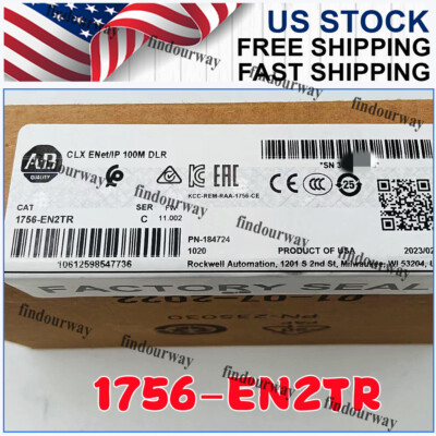 New Factory Sealed AB 1756-EN2TR Ser C ControlLogix Ethernet Module ...
