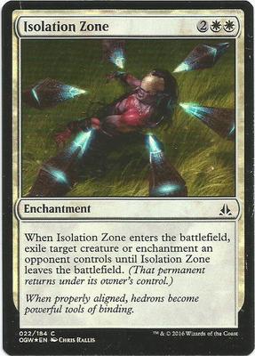 1x Foil - Isolation Zone - Magic the Gathering MTG Oath of Gatewatch | eBay