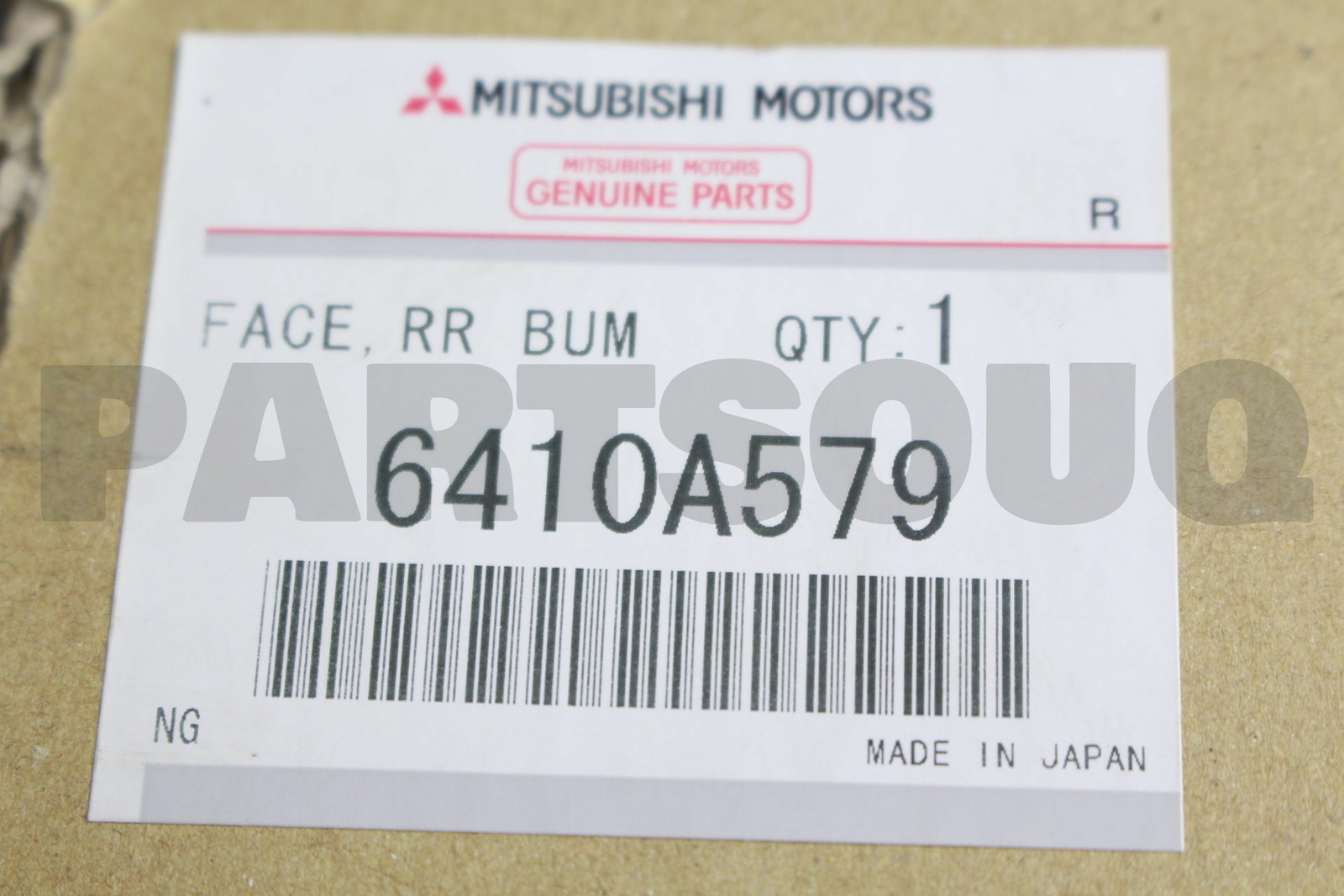 6410A579 Genuine Mitsubishi BUMPER,RR CTR | eBay