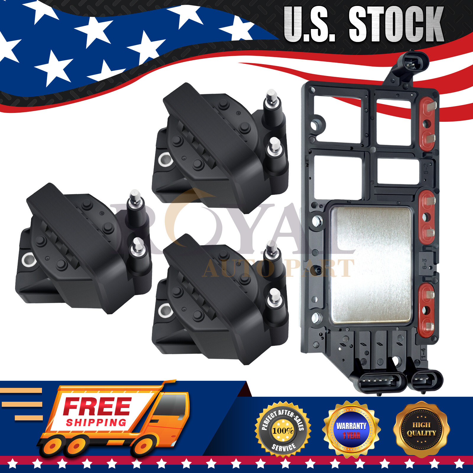 Ignition Coil & Control Module for 95-02 Chevy Buick LeSabre Pontiac ...