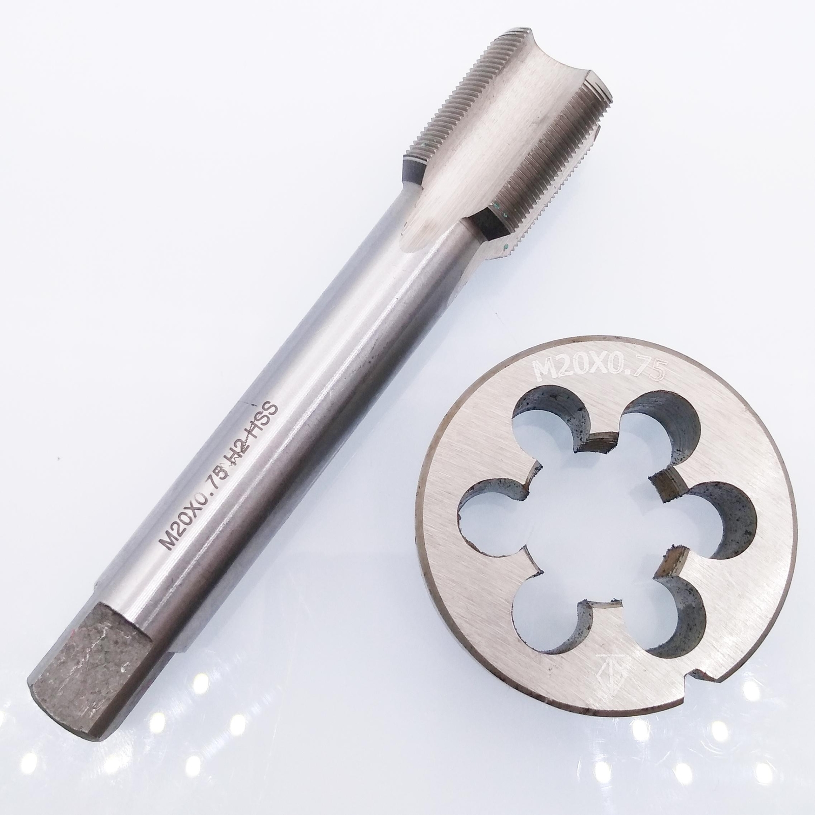 HSS M20 x 0.75mm Tap & M20 x 0.75mm Die Metric Thread Right Hand | eBay