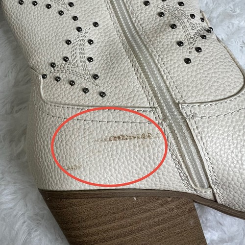 Universal Thread Women Cowboy Western Boots Cowgirl Studded Booties Off ...