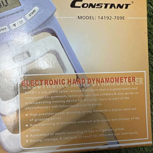 Constant Electronic hand dynamometer 14192-709E Grey 90KG 200Lbs Viral ...