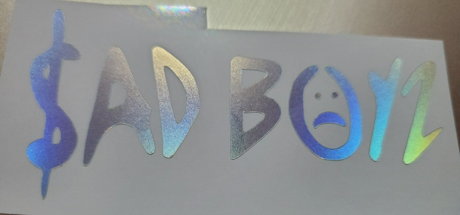 Sad Boyz Junior H $ad Boyz Tour Holographic Sticker Vinyl Decal Car ...