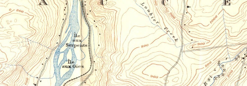 CANADA. Beauceville Beauce county Quebec 1921 old vintage map plan ...