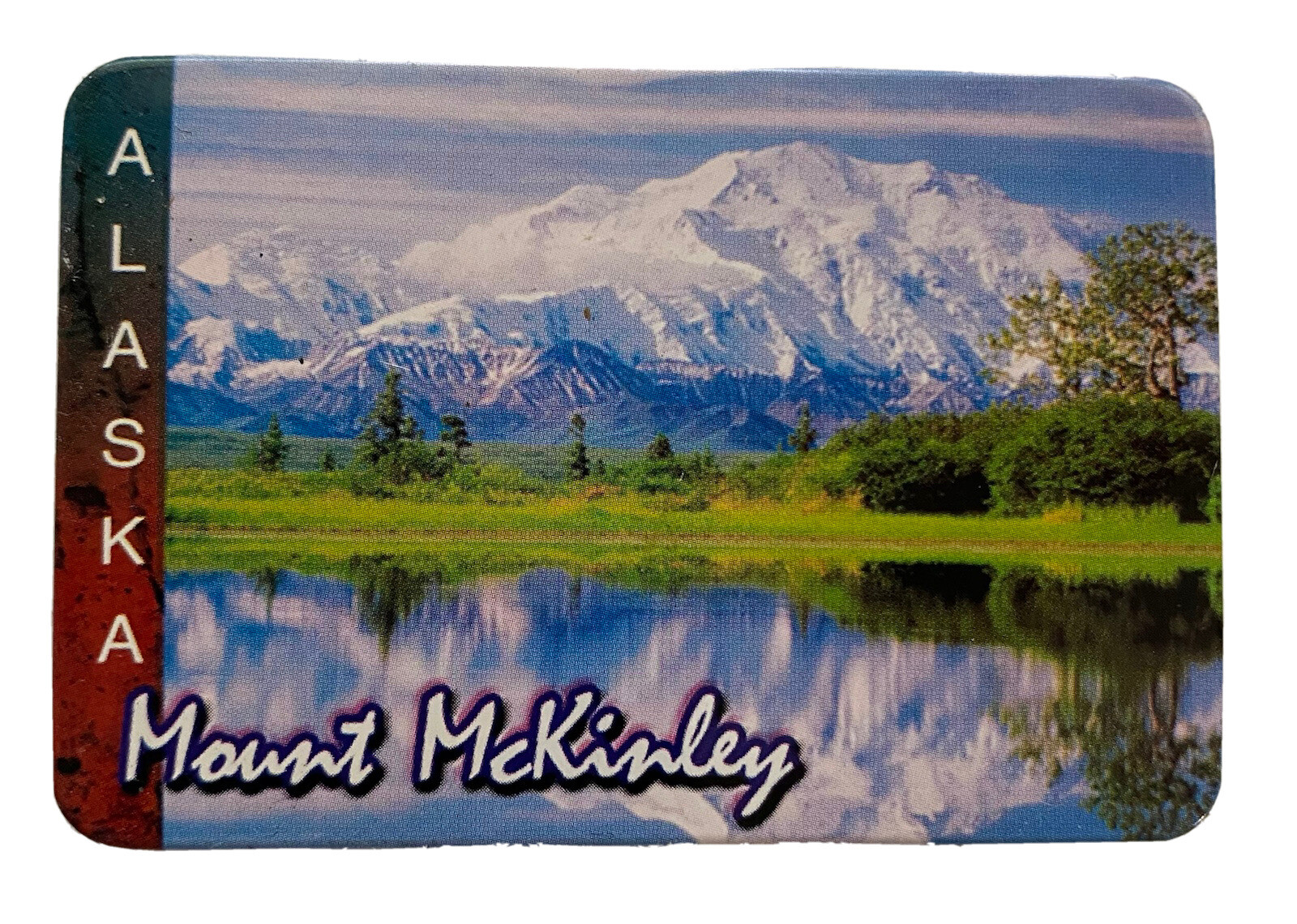 Mount McKinley Alaska Vintage Fridge Magnet Rectangular Picture Magnet ...