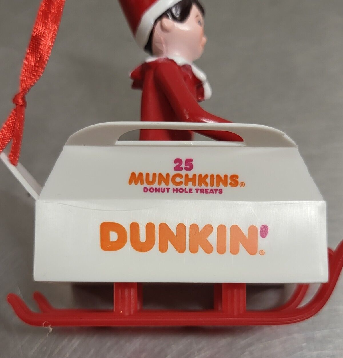 Dunkin Donuts 2022 Elf on the Shelf Christmas Ornament Munchkin Limited ...