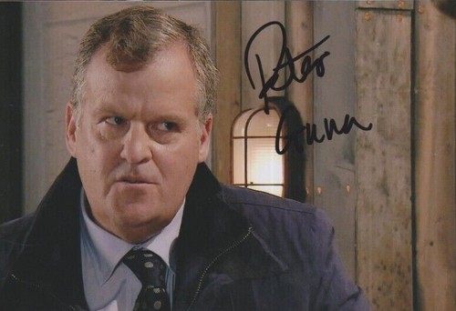 Peter Gunn **HAND SIGNED** 4x6 photo ~ Coronation Street ~ AUTOGRAPHED ...