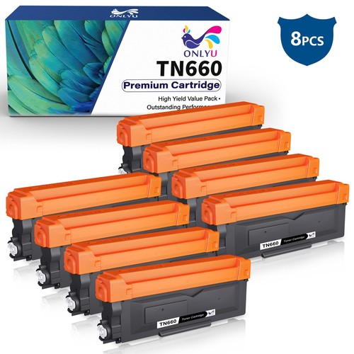 8PK TN660 Toner Cartridge Fits for Brother TN-660 HL-L2300D HL-L2305W ...