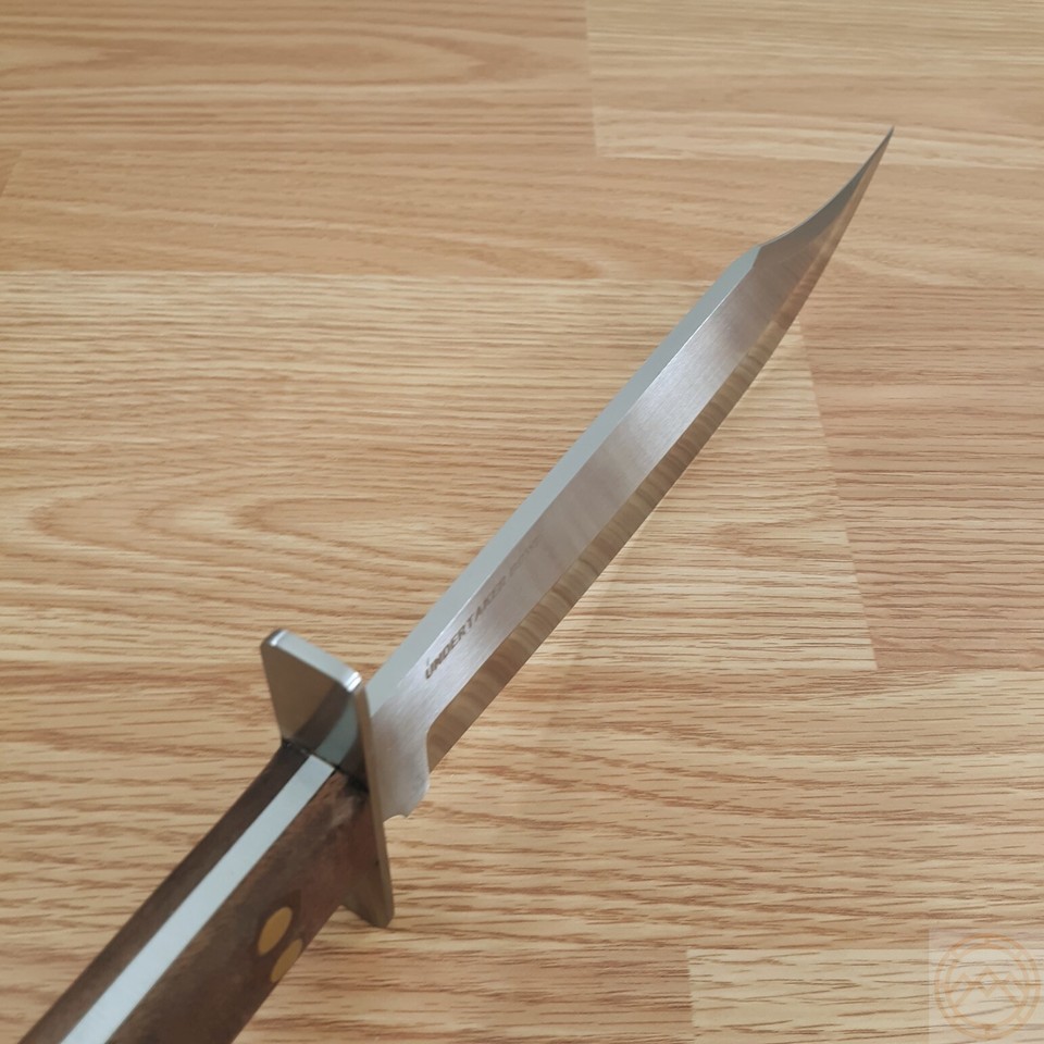 Condor Undertaker Fixed Knife 10" 1075HC Steel Full Tang Blade Walnut ...