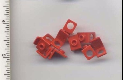 LEGO x 20 Red Minifig, Neck Bracket with Back Stud NEW Spider-Man ...