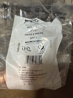 PC600R Nibco Red Coup 3”x2” Press X Press | eBay