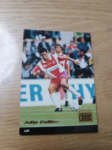JOHN COLLINS PANINI 126 OFFICIAL FOOTBALL CARDS 1997 AS MONACO SCOTLAND ...