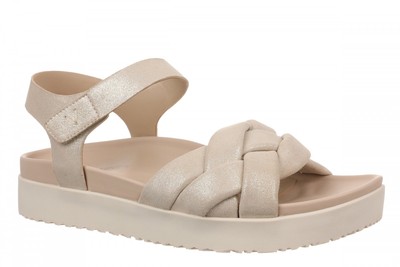 Vionic Rosa Women's Orthotic Platform Slide Sandal Gold - 12 Wide | eBay