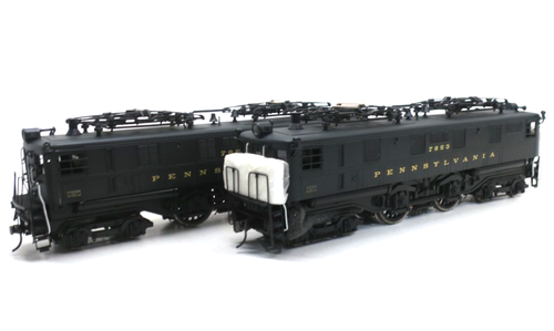 Sunset 3rd Rail O Scale 2 unit PRR electric Locomotive O1 / O1a # 7852 ...