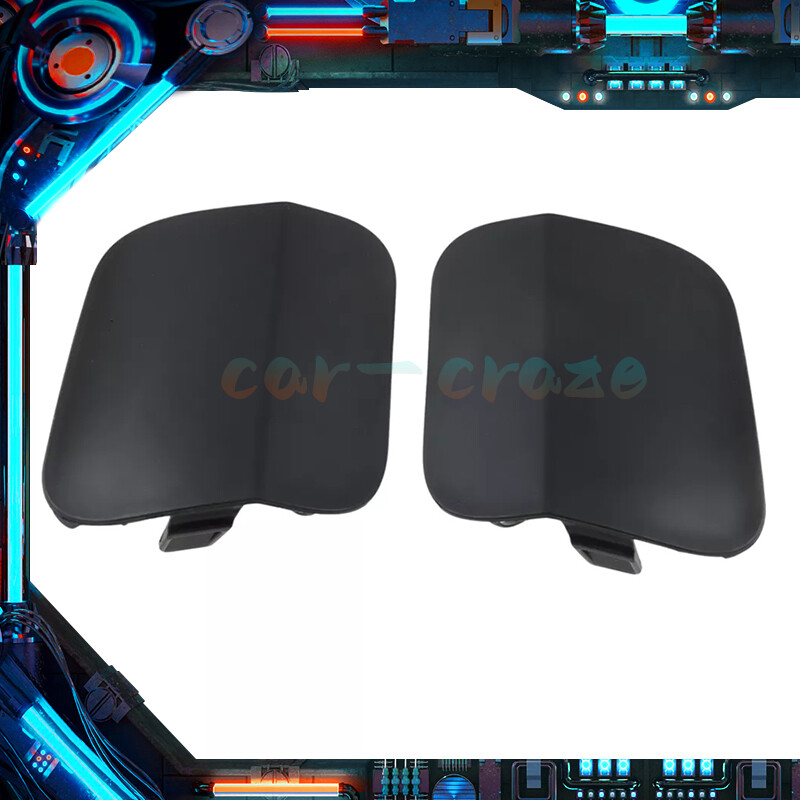 Black Front Tow Eye Cover 521270E930/ 521280E933 For 2020-23 Toyota ...