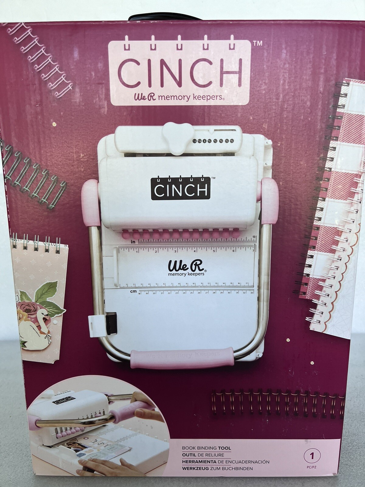 American Crafts We R Memory Keepers CINCH BOOK BINDING TOOL Square 662789