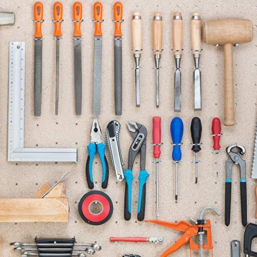 12 Pcs Screwdriver Organizer Double-Ring Multi-Tool Holder Pegboard ...