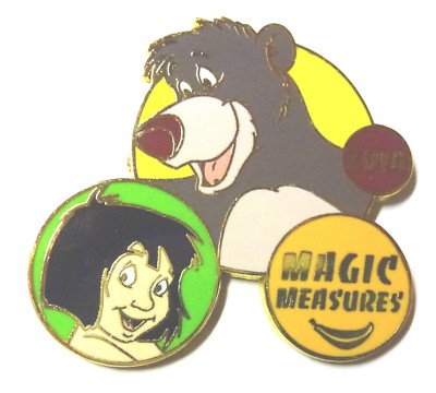 Disney Pin Badge Jungle Book Magic Measures 2014 Baloo Mowgli | eBay UK