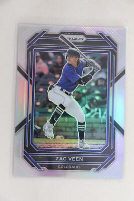 Zac Veen - 2023 Panini Prizm Baseball Silver Rockies | eBay
