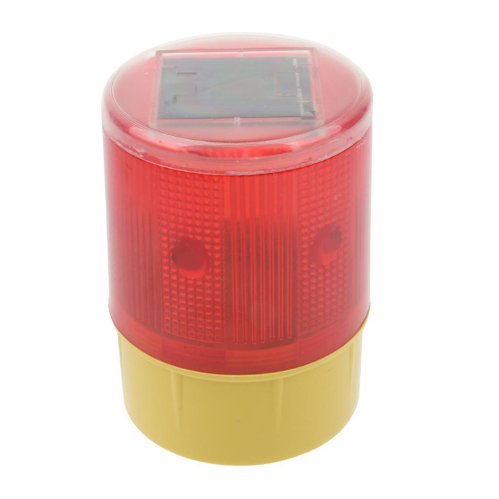 Solar Powered Flashing Red Light