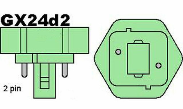 SYLVANIA 20756 Base Gx24d-2 DULUX T 18w Compact Flourescent for sale ...