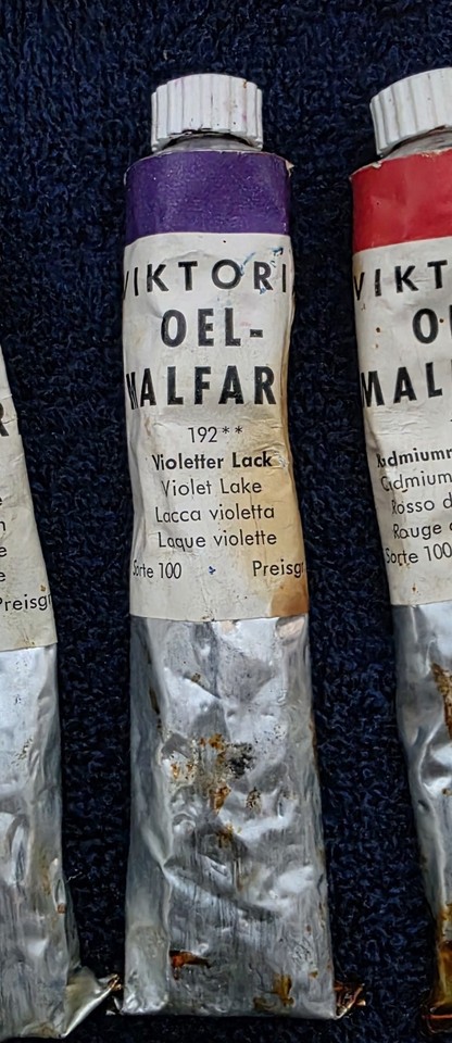 Vintage Viktoria Oel-Malfarbe Artist Oil Paint Lot Of 5 Tubes Craft ...