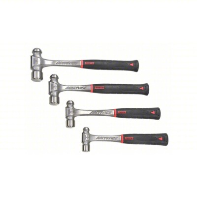 Proto 4 Piece Ball Pein Hammer Set, 0.5 to 1.5 Lb Head Weight, Forged ...