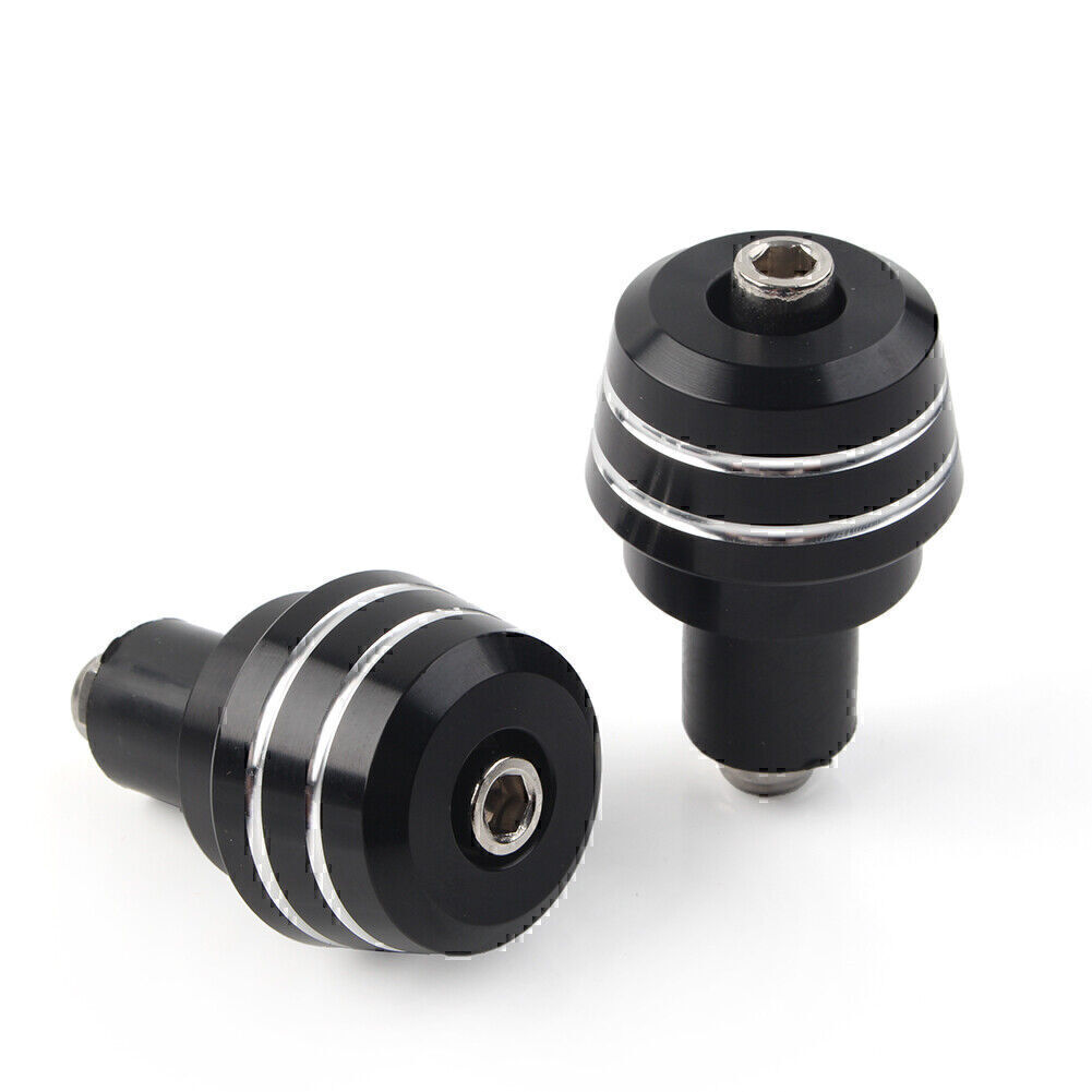 CNC Handle Bar Ends Vibration Reducing Plugs Black For Yamaha NMAX 125 ...
