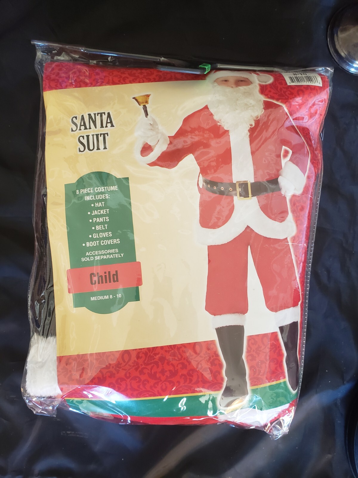 Child's Santa Suit Costume Medium 8-10 Christmass Dress-up New | eBay