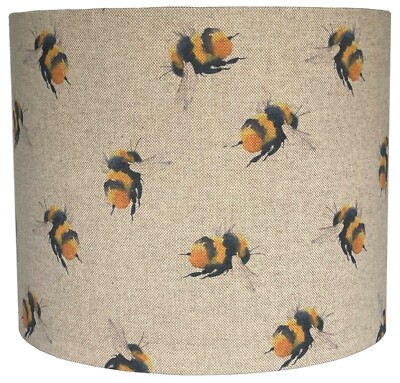 Bumble Bee Lampshade for Ceiling & Table Lamps, Modern Fabric Light ...