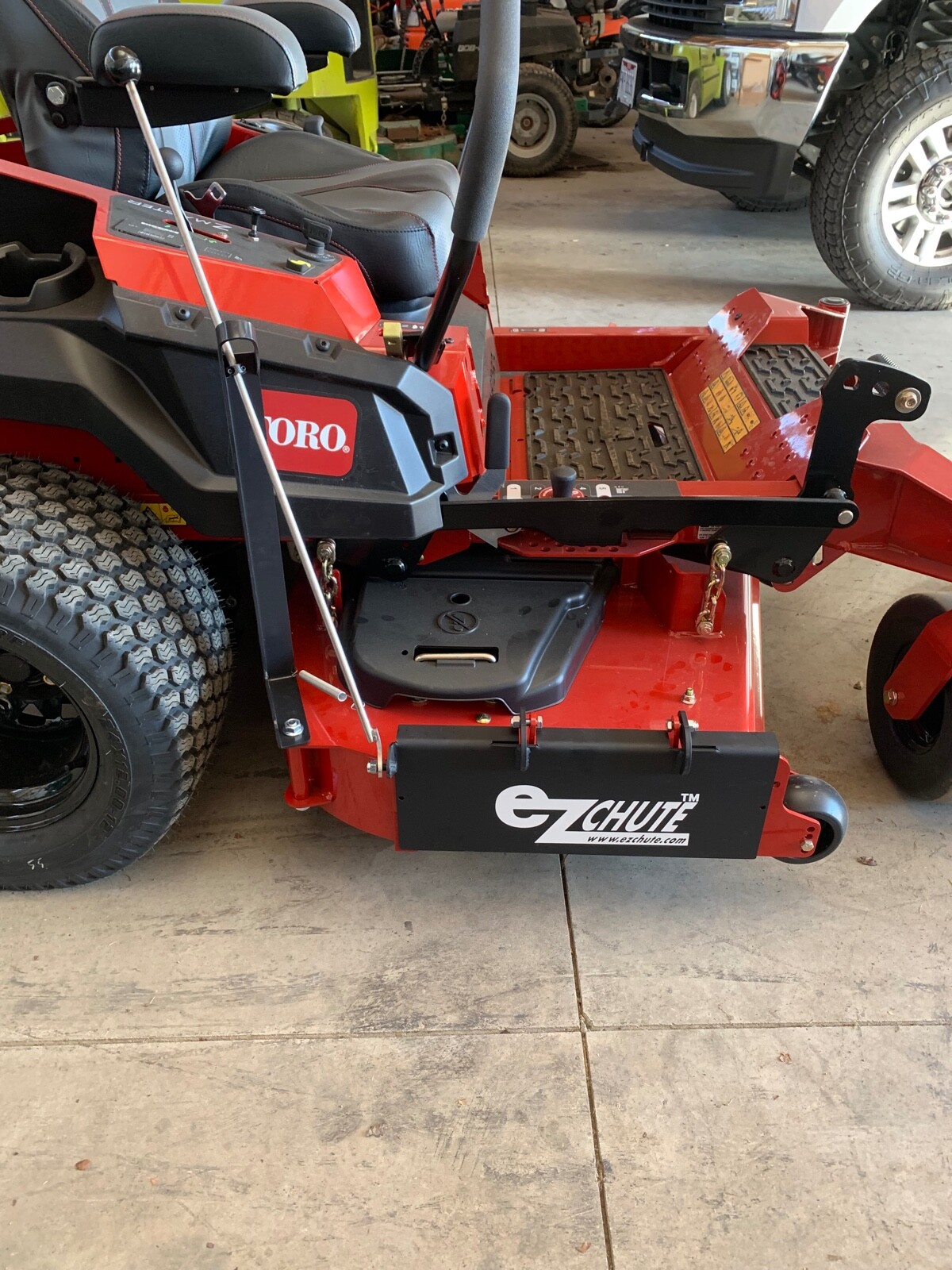 Ezchute ocdc discharge grass blocker flap chute for Toro Turbo Force ...