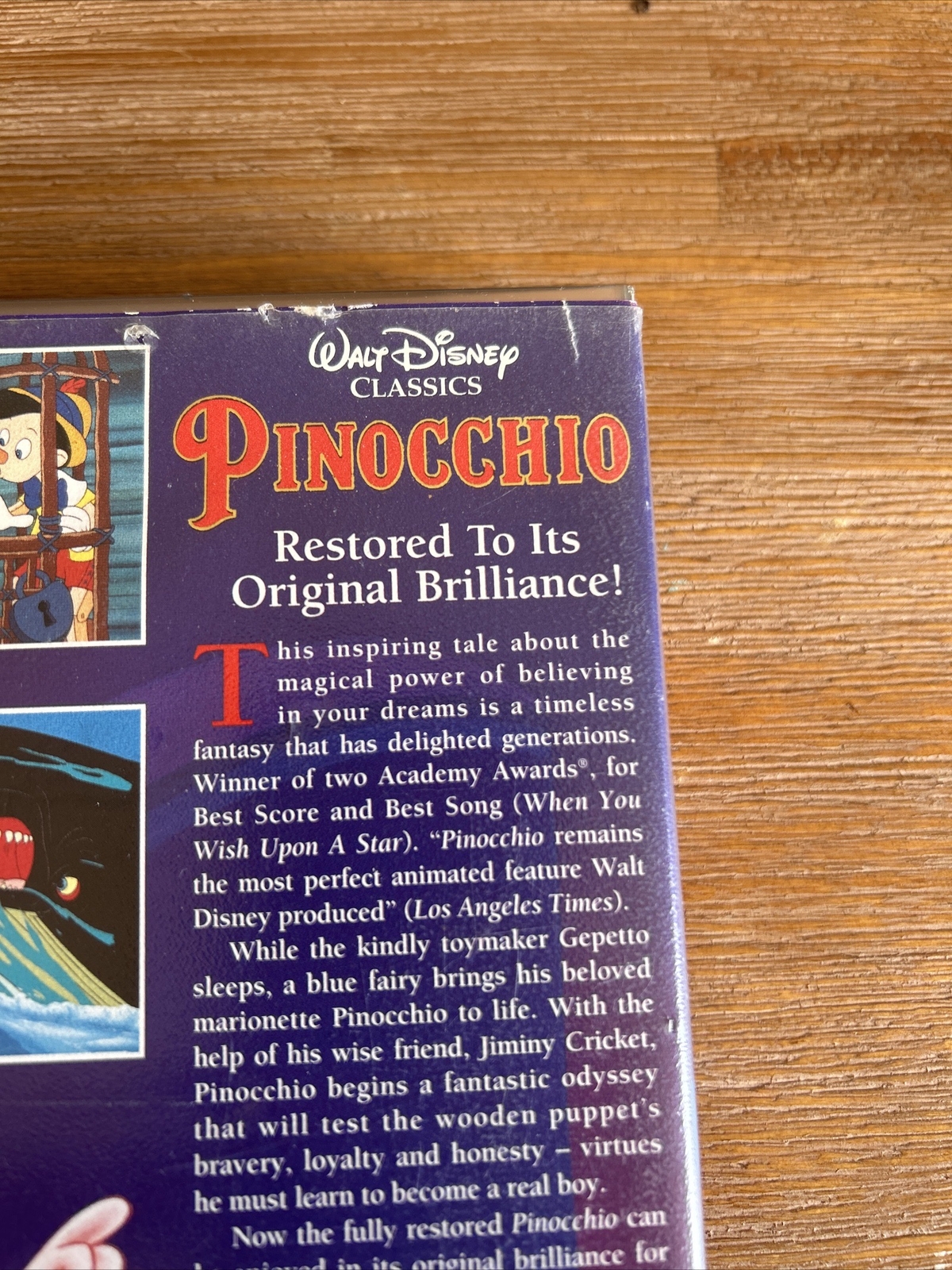 Walt Disney Classics Pinocchio VHS Tape, Good Condition, Free Postage ...