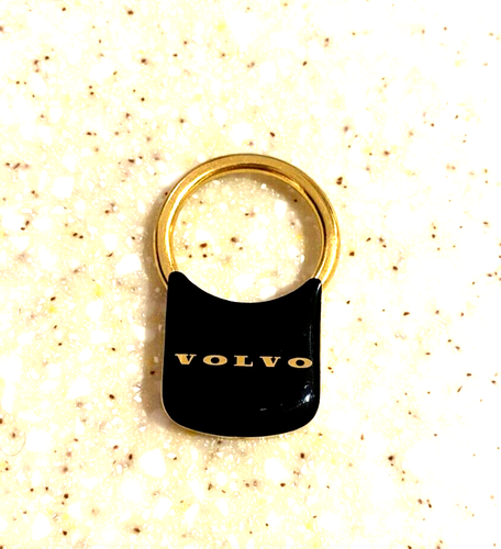 VOLVO TWIST PADLOCK KEYCHAIN KEYRING GOLD CHROME FINISH BRAND NEW GIFT ...