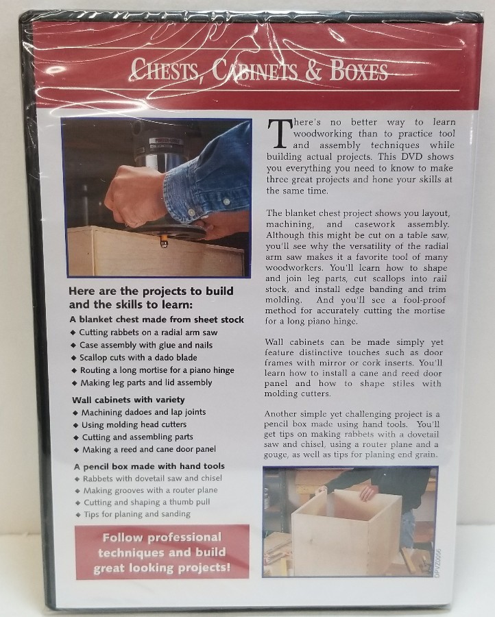 Handyman Club of America DVD Series Chests, Cabinets & Boxes, New ...
