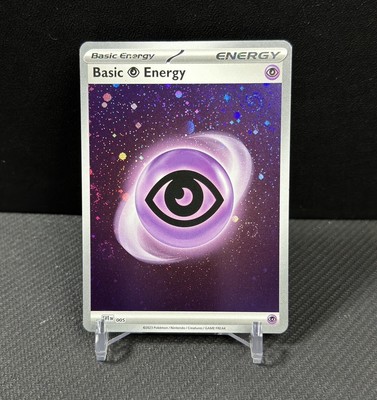 Pokémon 151 Basic Psychic Energy SVE 005 Holo English Card TCG MINT | eBay