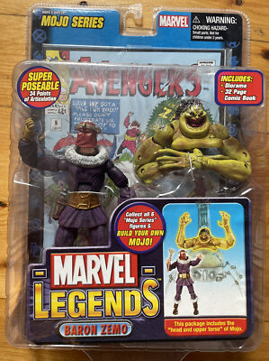 Marvel Legends Baron Zemo Mojo BAF Series 2006 ToyBiz SEALED Avengers ...