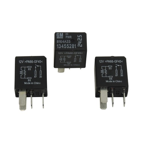 OEM GM Hi Power Starter Relays 3-Pack 4 Blade 2018-19 Equinox Terrain ...